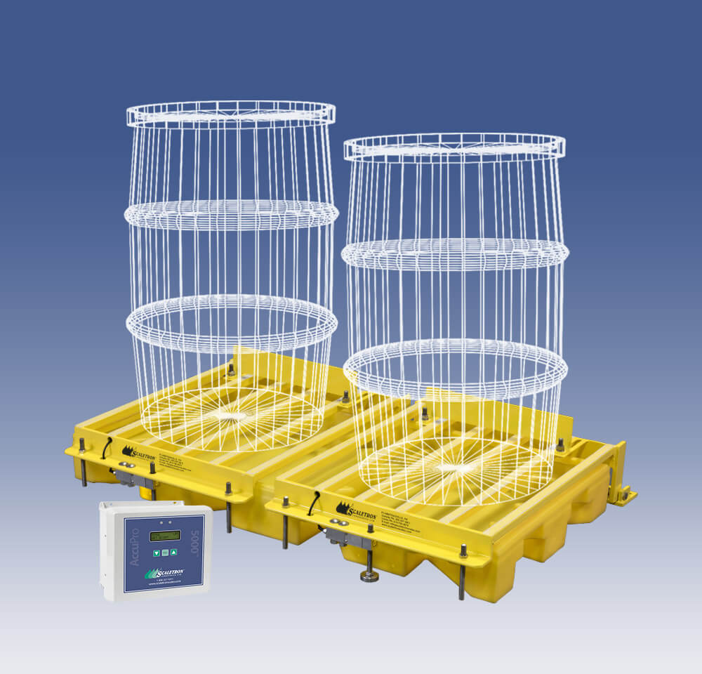 Spill Containment Scales for Weighing Corrosive Chemicals